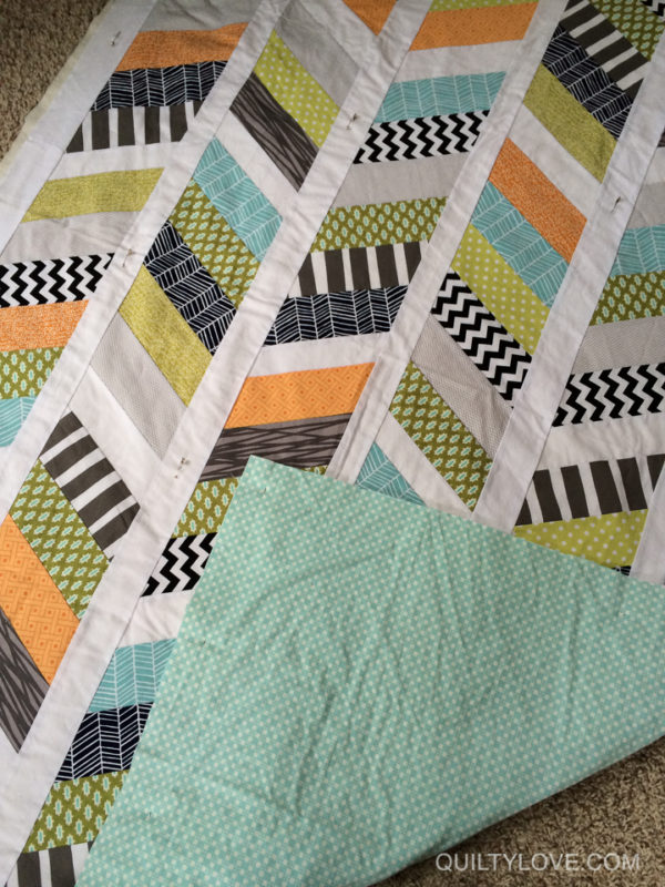 Herringbone quilt - Quilty Love