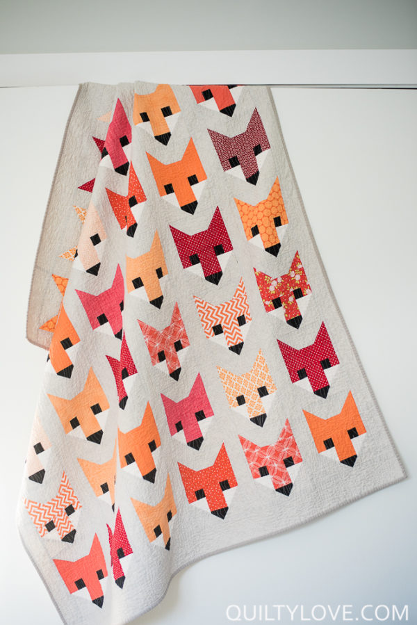 Fancy Fox Quilt - Quilty Love
