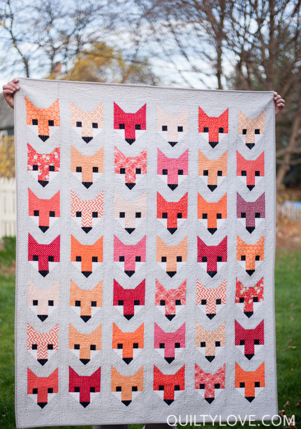 Fancy Fox Quilt - Quilty Love