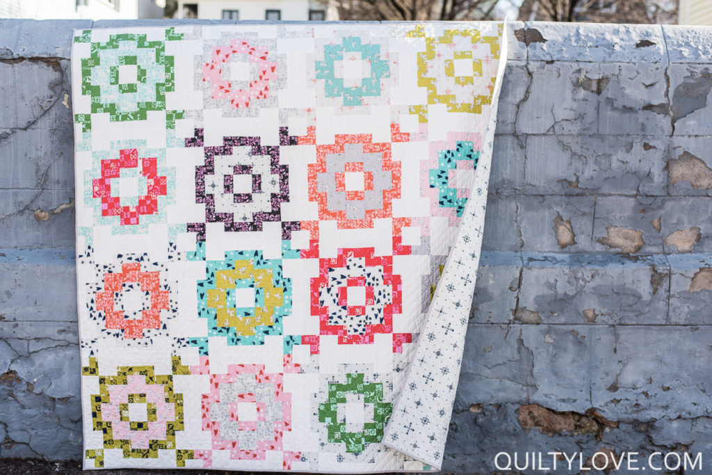 City Tiles Quilt {The scrappy cotton and steel version - Quilty Love
