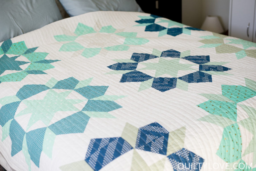 The Swoon Quilt with Cotton and Steel - Quilty Love