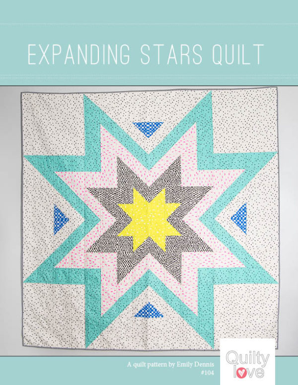 Expanding Stars Quilt Pattern - Quilty Love
