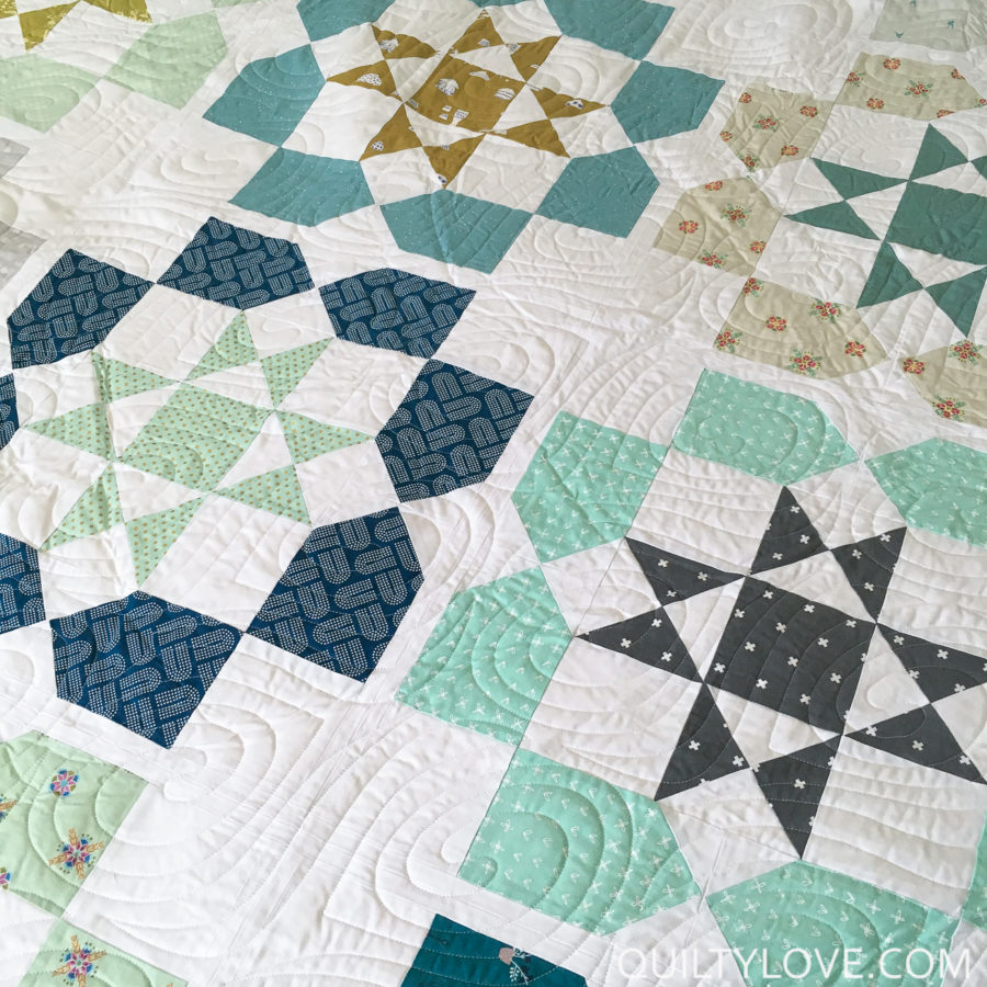 Cotton and Steel Dozen Roses Quilt - Quilty Love