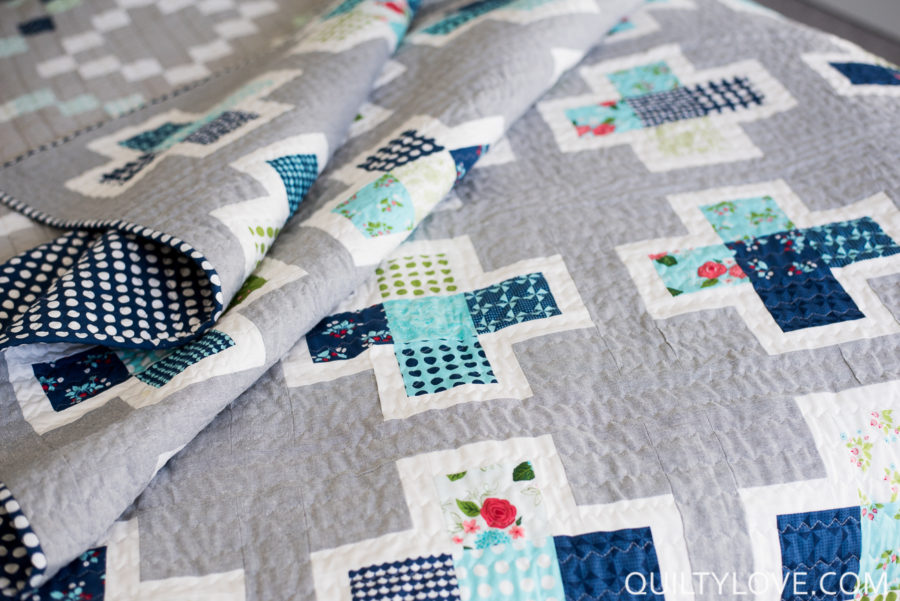 Plus Squared Quilt Pattern - Quilty Love