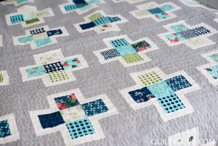 Plus Squared Quilt Pattern - Quilty Love