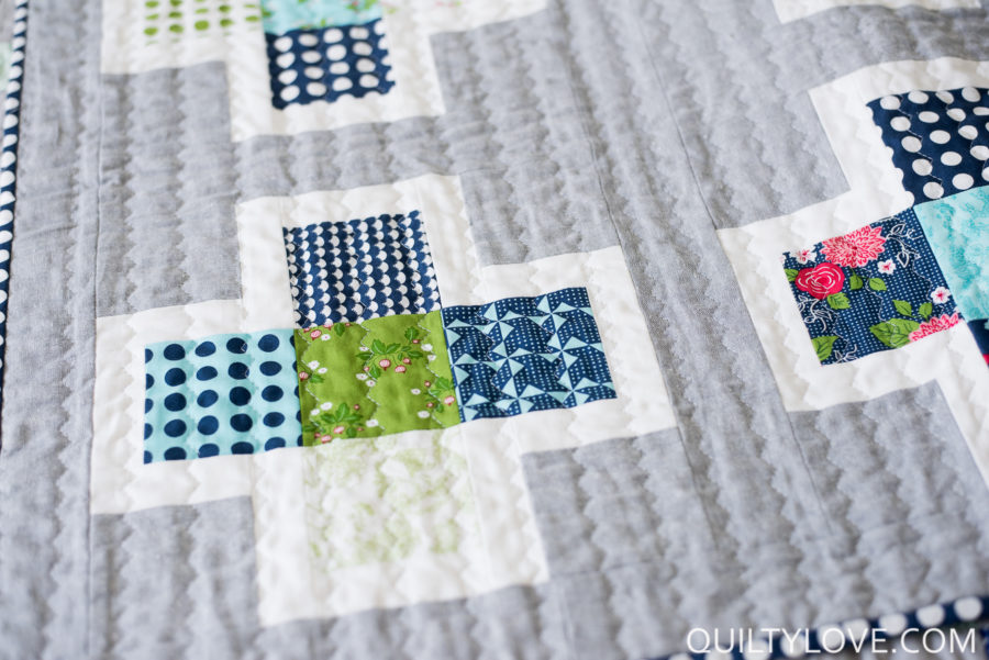 Plus Squared Quilt Pattern - Quilty Love