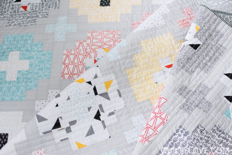 Cross Tile Quilt Pattern - Quilty Love