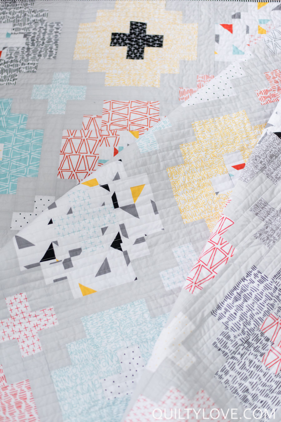 Cross Tile Quilt Pattern - Quilty Love