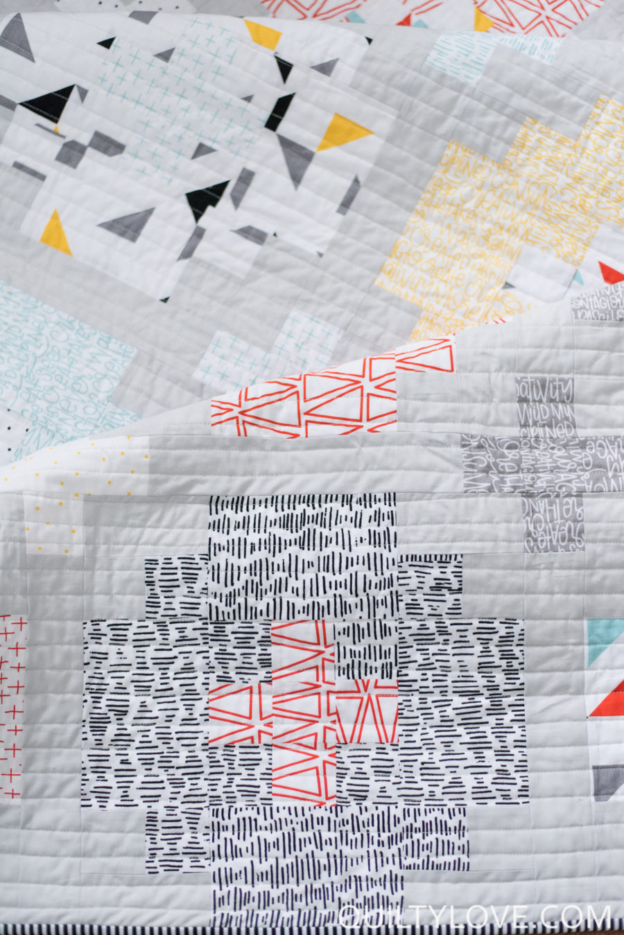 Cross Tile Quilt Pattern - Quilty Love