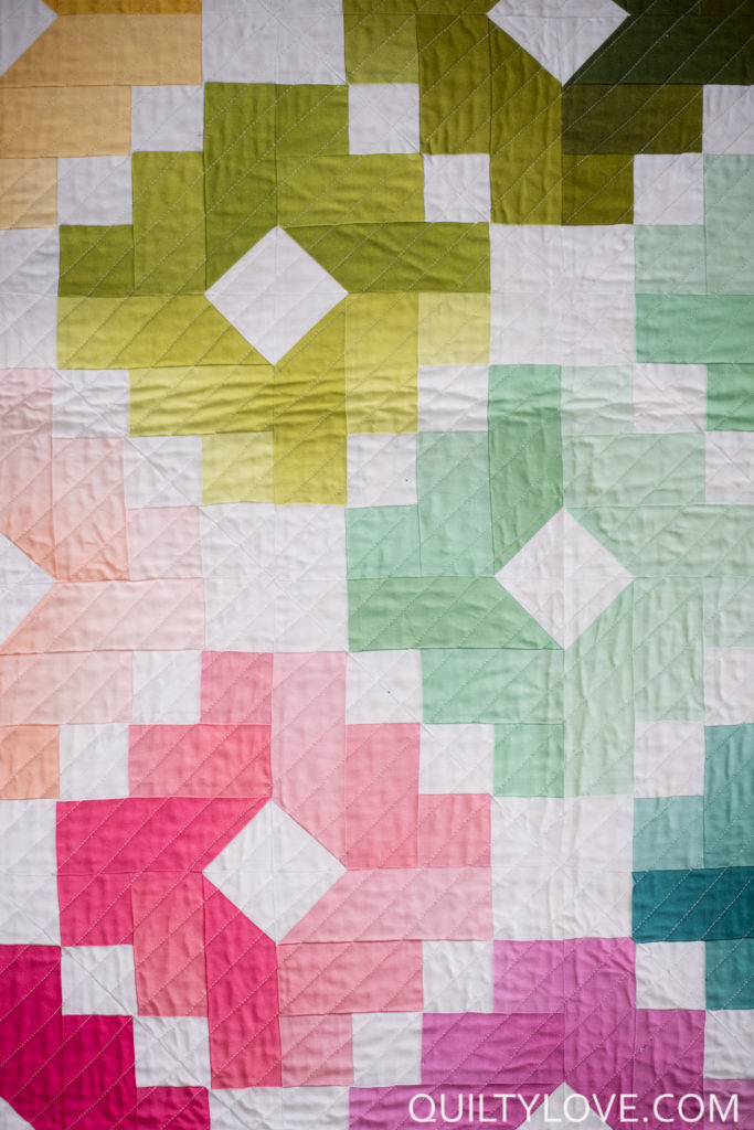 Ombre Gems Quilt Pattern - Quilty Love