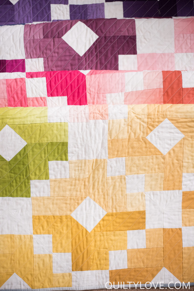 Ombre Gems Quilt Pattern - Quilty Love