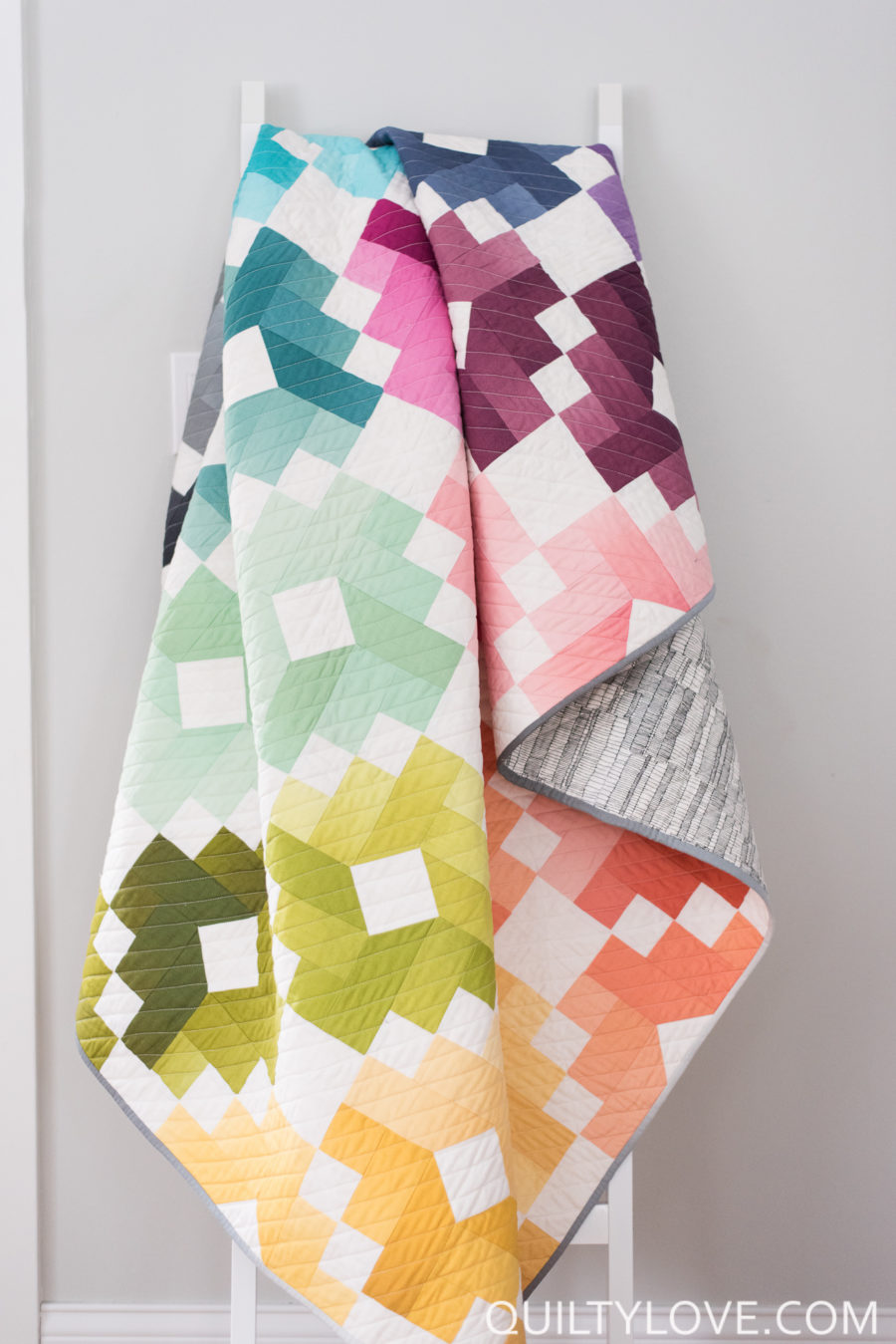 Ombre Gems Quilt Pattern - Quilty Love