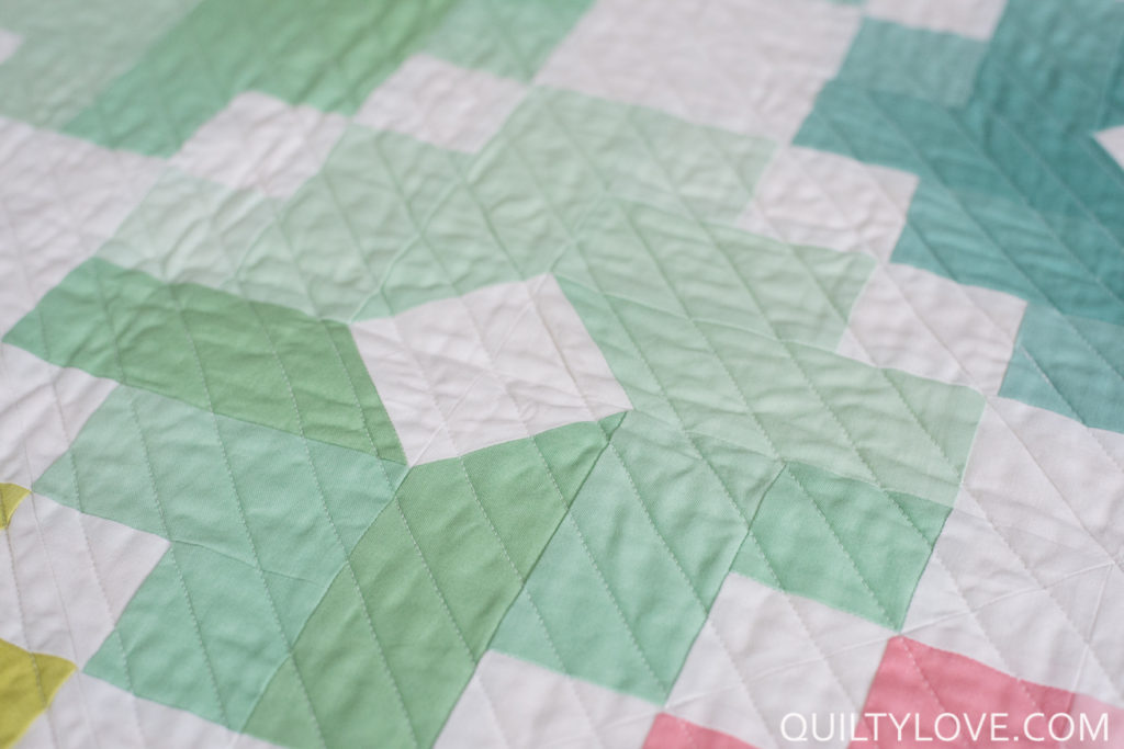 Ombre Gems Quilt Pattern - Quilty Love