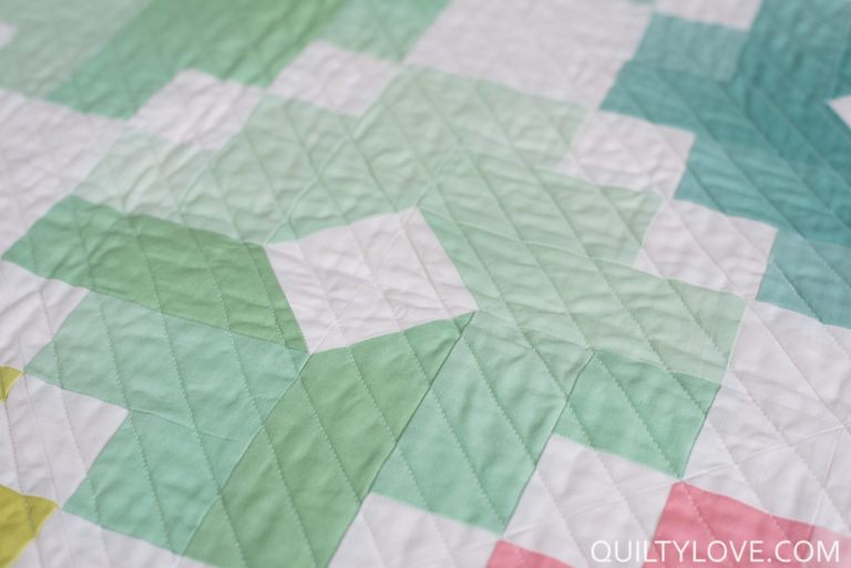 Ombre Gems Quilt Pattern - Quilty Love