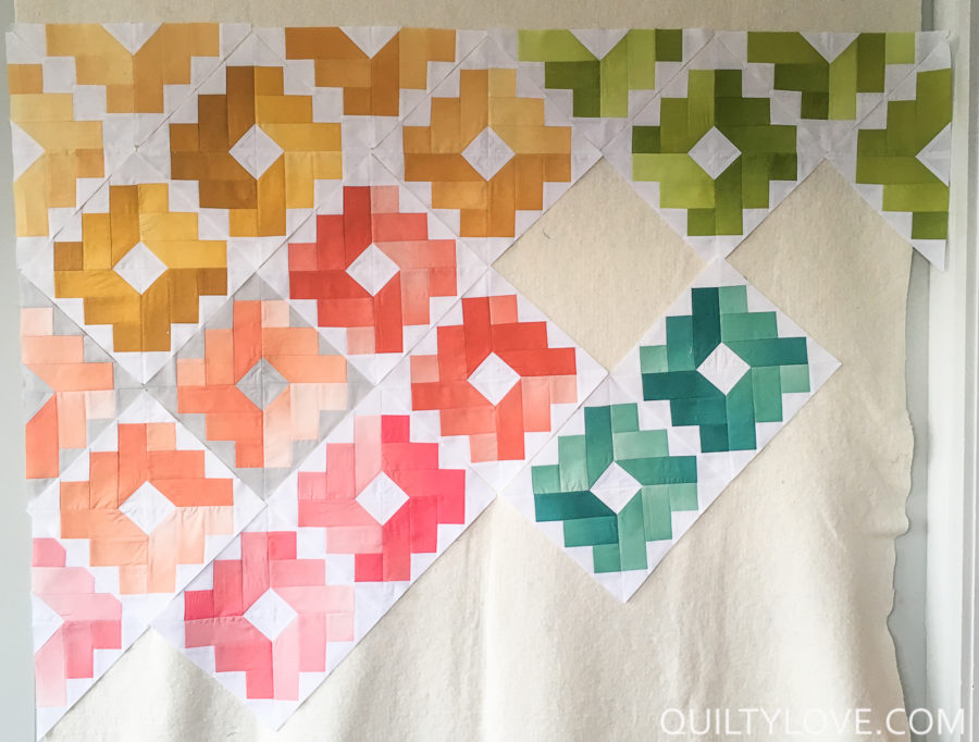 Ombre Gems Quilt Along - Week 4 - Quilty Love