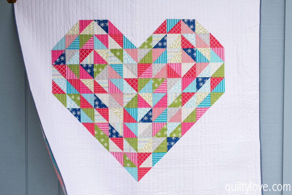 Hearts on Fire Quilt - Weekend Quilting Blog Hop - Quilty Love