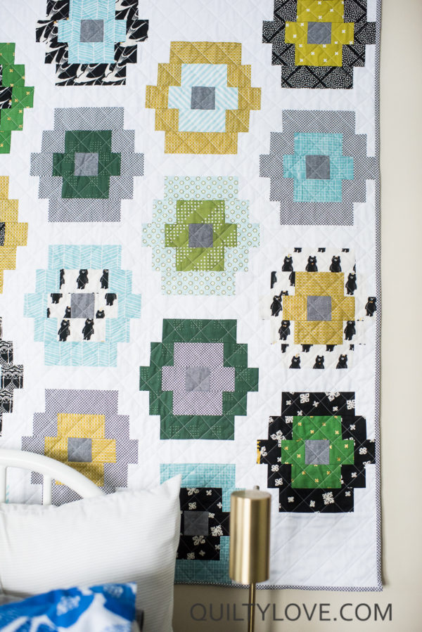 Quilty Beads Quilt Pattern - The baby Cotton and Steel One - Quilty Love