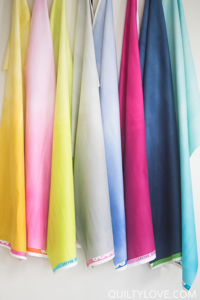 Ombre Gems Quilt - The Cotton and Steel Pigments one - Quilty Love