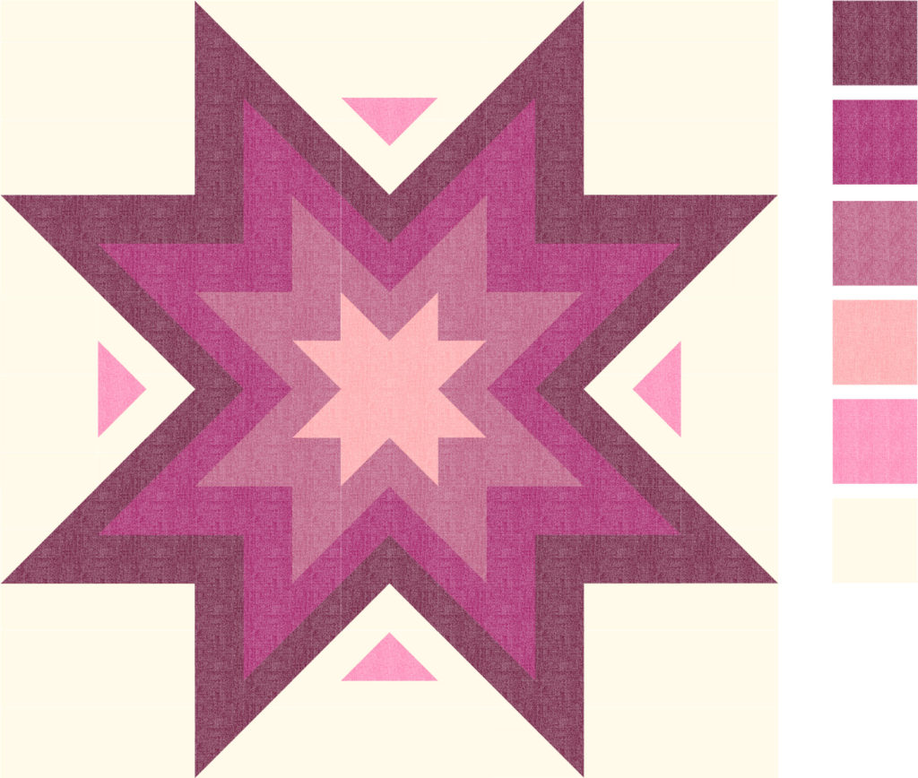 Expanding Stars Quilt Pattern - The Kona solids one - Quilty Love