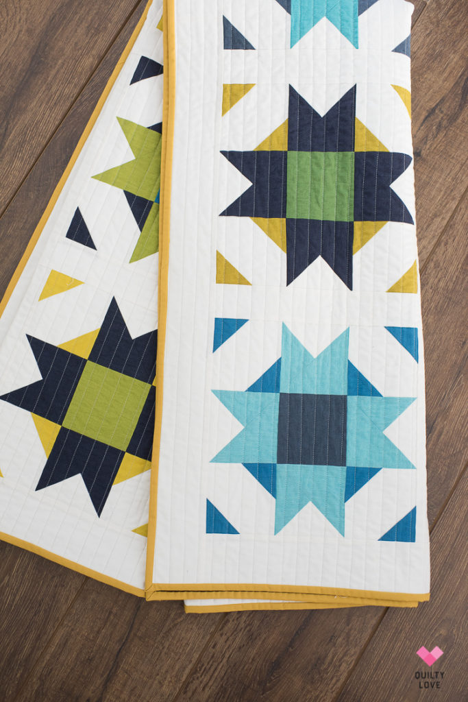 Compass Star Quilt Pattern _ A modern star quilt - Quilty Love