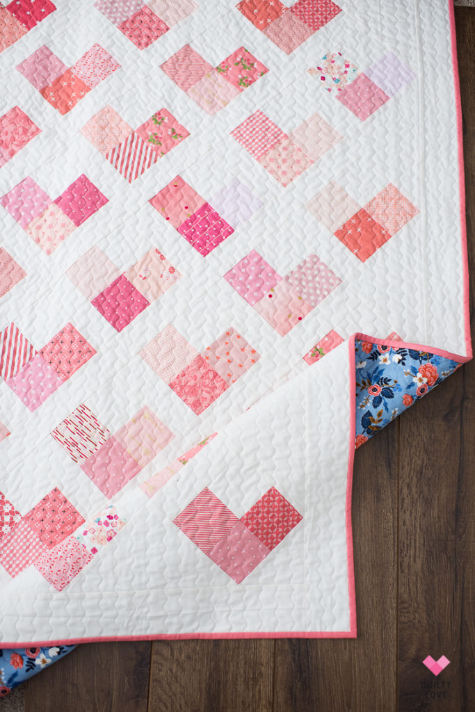 Quilty Hearts Quilt Pattern - A scrappy quilt - Quilty Love
