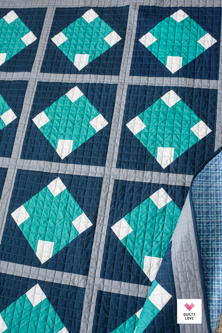 Home Run Quilt - A baseball quilt pattern - Quilty Love