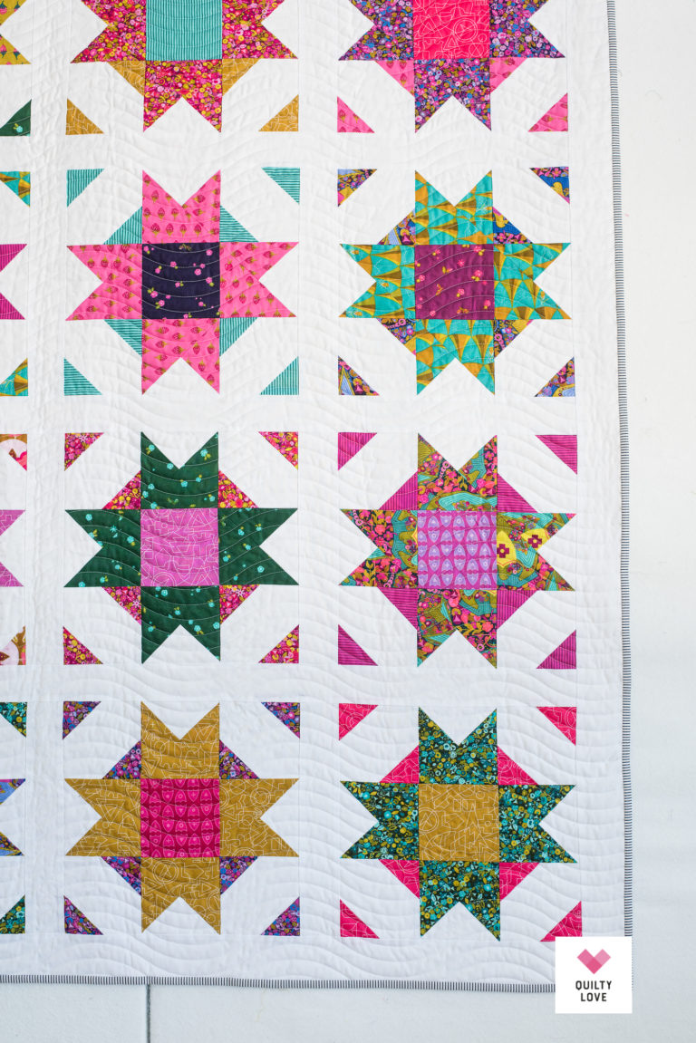 Compass Star Quilt Pattern-The Alison Glass one - Quilty Love