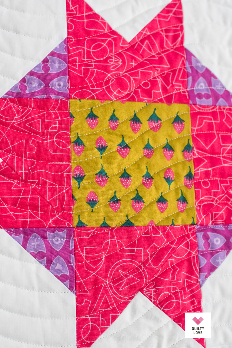 Compass Star Quilt Pattern-The Alison Glass one - Quilty Love