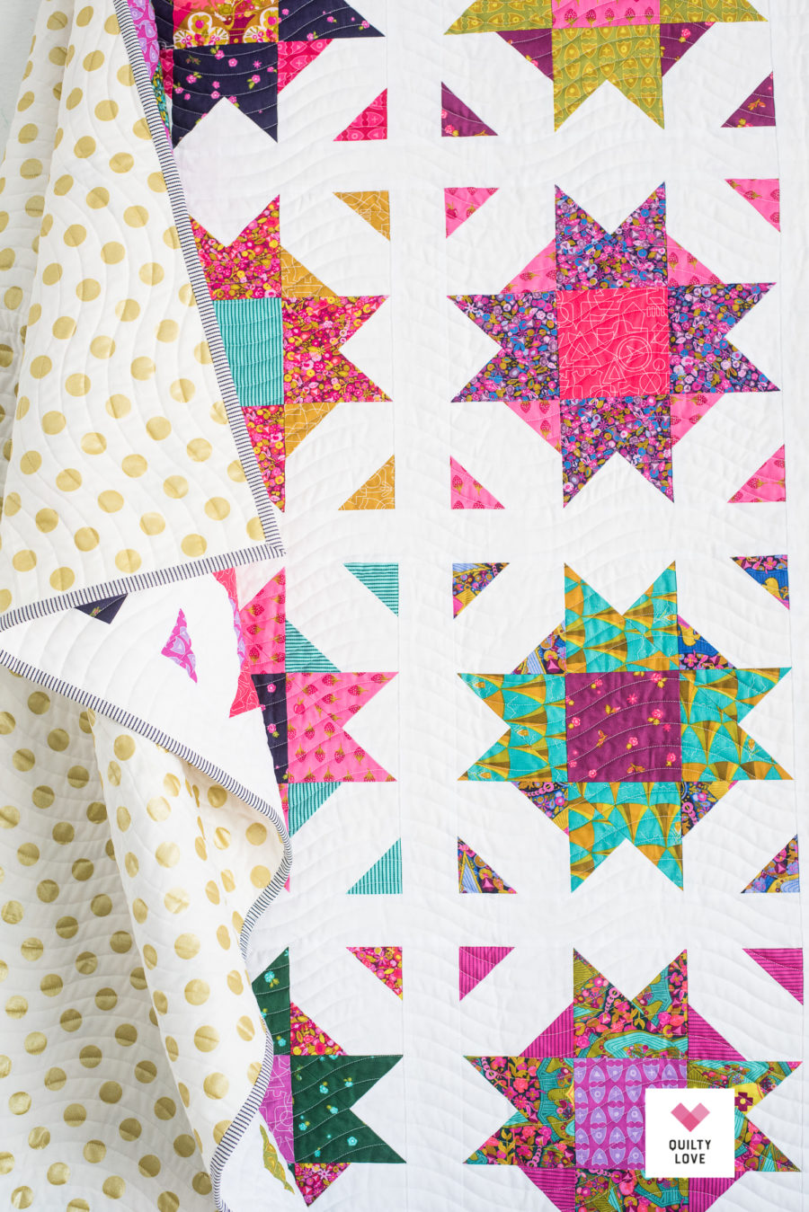 Compass Star Quilt Pattern-The Alison Glass one - Quilty Love