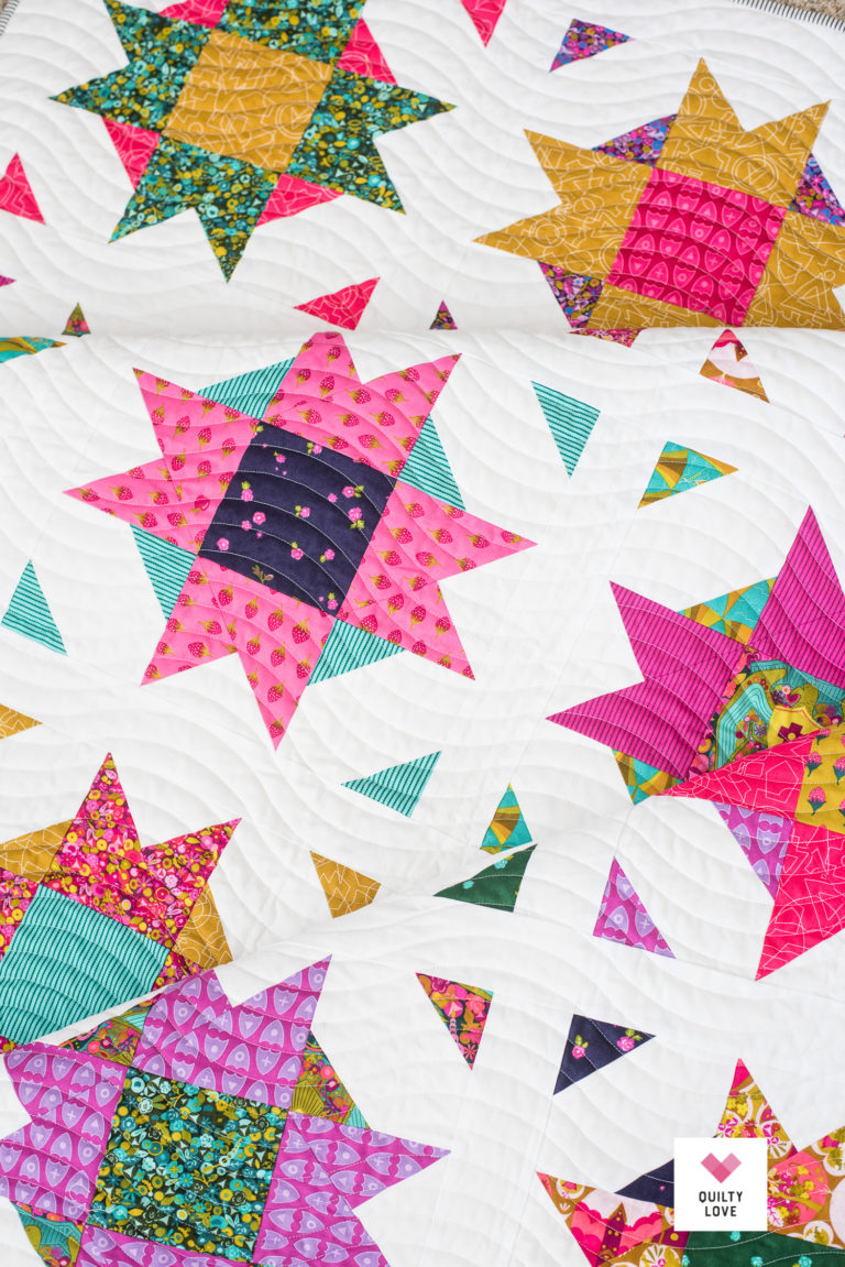Compass Star Quilt Pattern-The Alison Glass one - Quilty Love