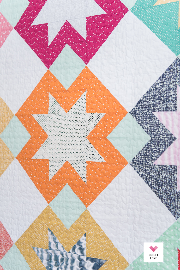 North Star Quilt - The Dear Stella one - Quilty Love