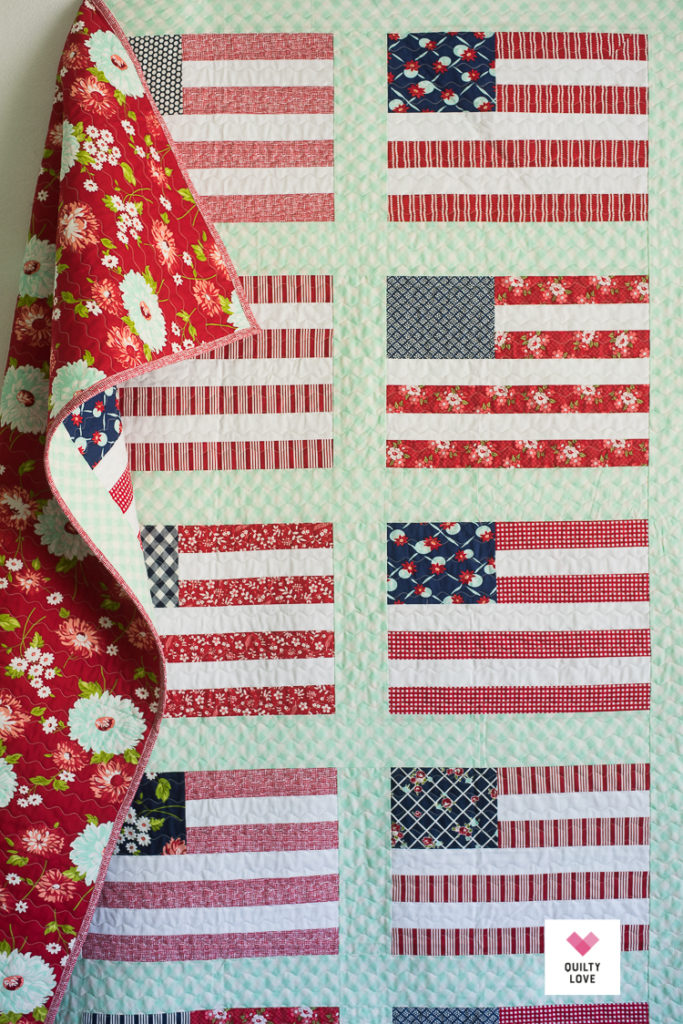 Stars and Stripes Quilt - Quilty Love