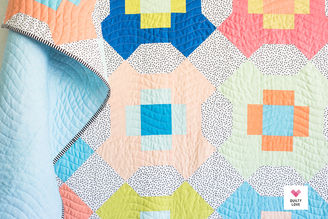 Sweet Summertime Quilt - the solids version - Quilty Love