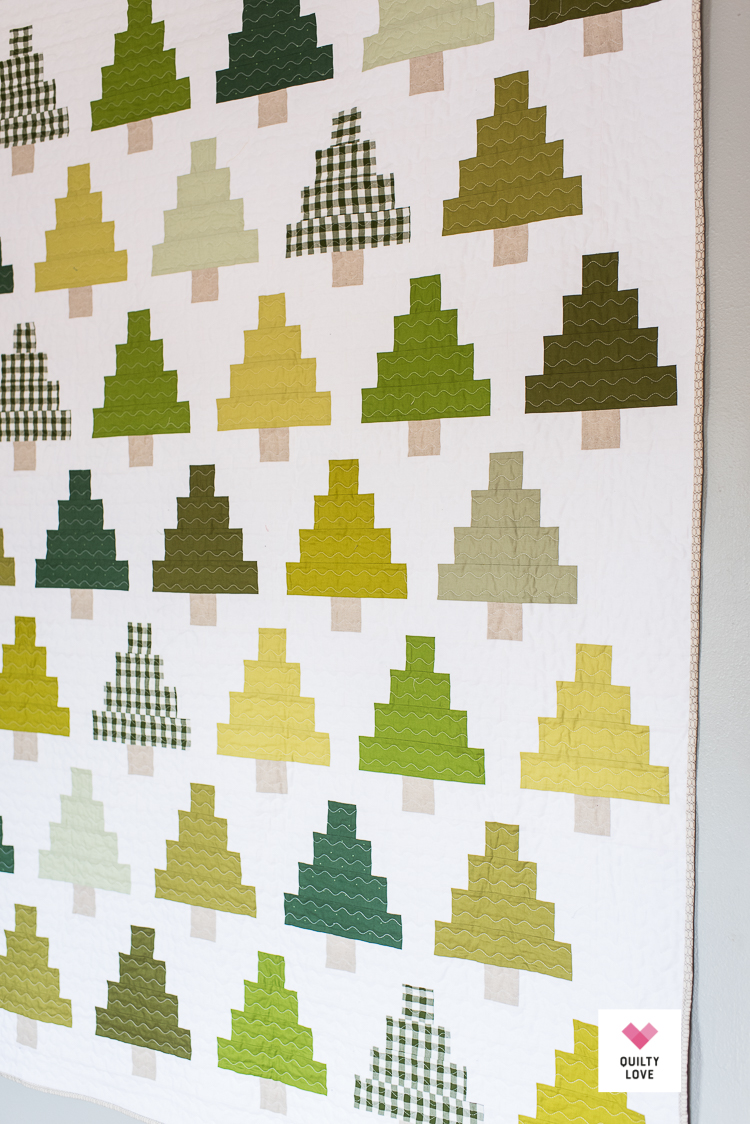 Quilty Trees - A scrappy friendly tree quilt pattern - Quilty Love