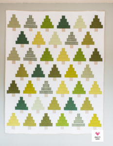 Quilty Trees - A scrappy friendly tree quilt pattern - Quilty Love