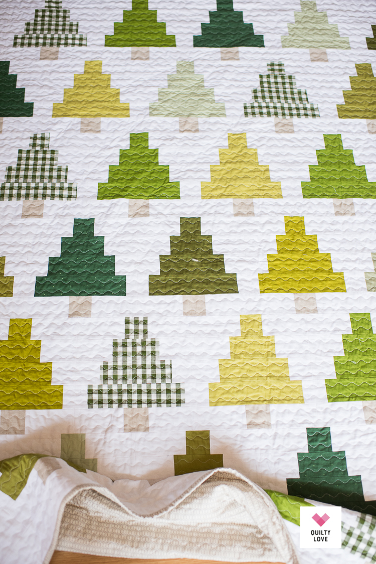 Quilty Trees - A scrappy friendly tree quilt pattern - Quilty Love