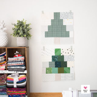 Quilty Trees - A scrappy friendly tree quilt pattern - Quilty Love