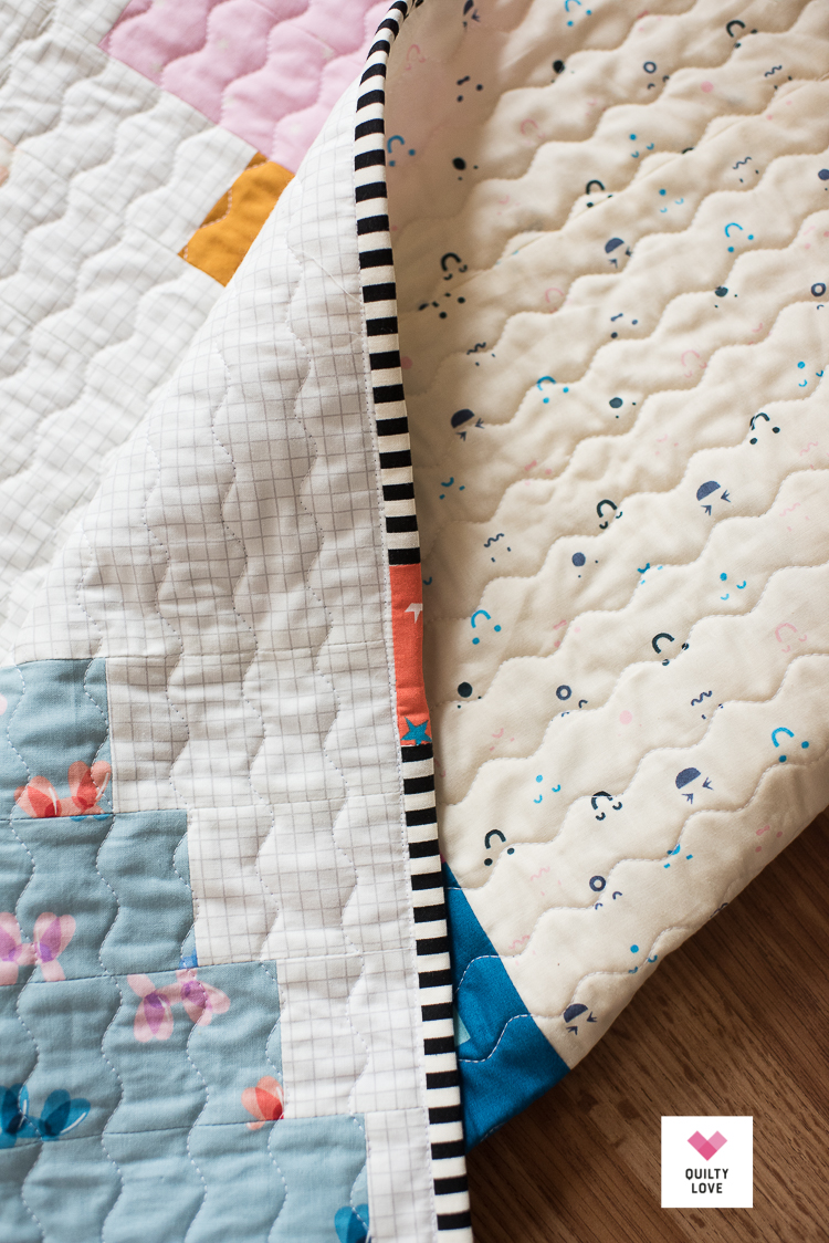 Quilty Trees Baby Quilt - The playful baby one - Quilty Love