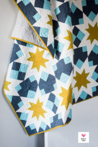 Night Stars Quilt - A bold star quilt pattern - Quilty Love
