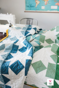 Star Fall Quilt - The Ruby Star Society Speckled one - Quilty Love