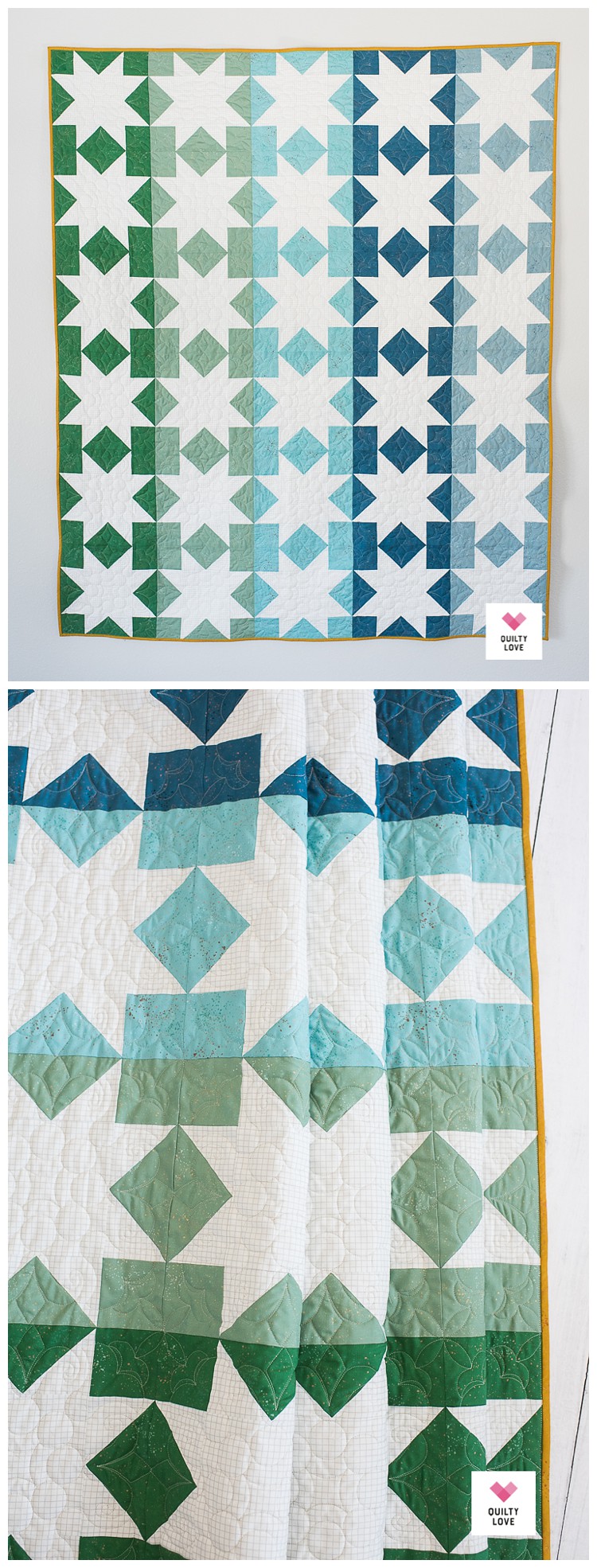 Star Fall Quilt - The Ruby Star Society Speckled one - Quilty Love