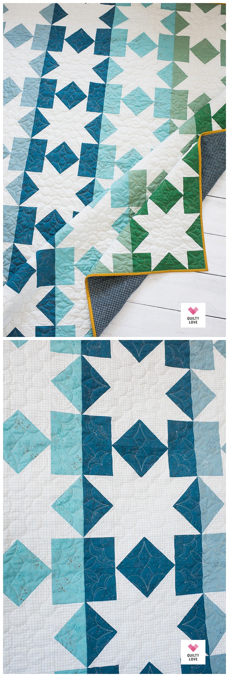 Star Fall Quilt - The Ruby Star Society Speckled one - Quilty Love