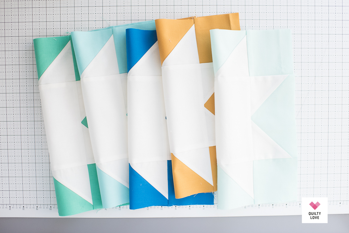 Star Fall Quilt - A simple star quilt pattern - Quilty Love