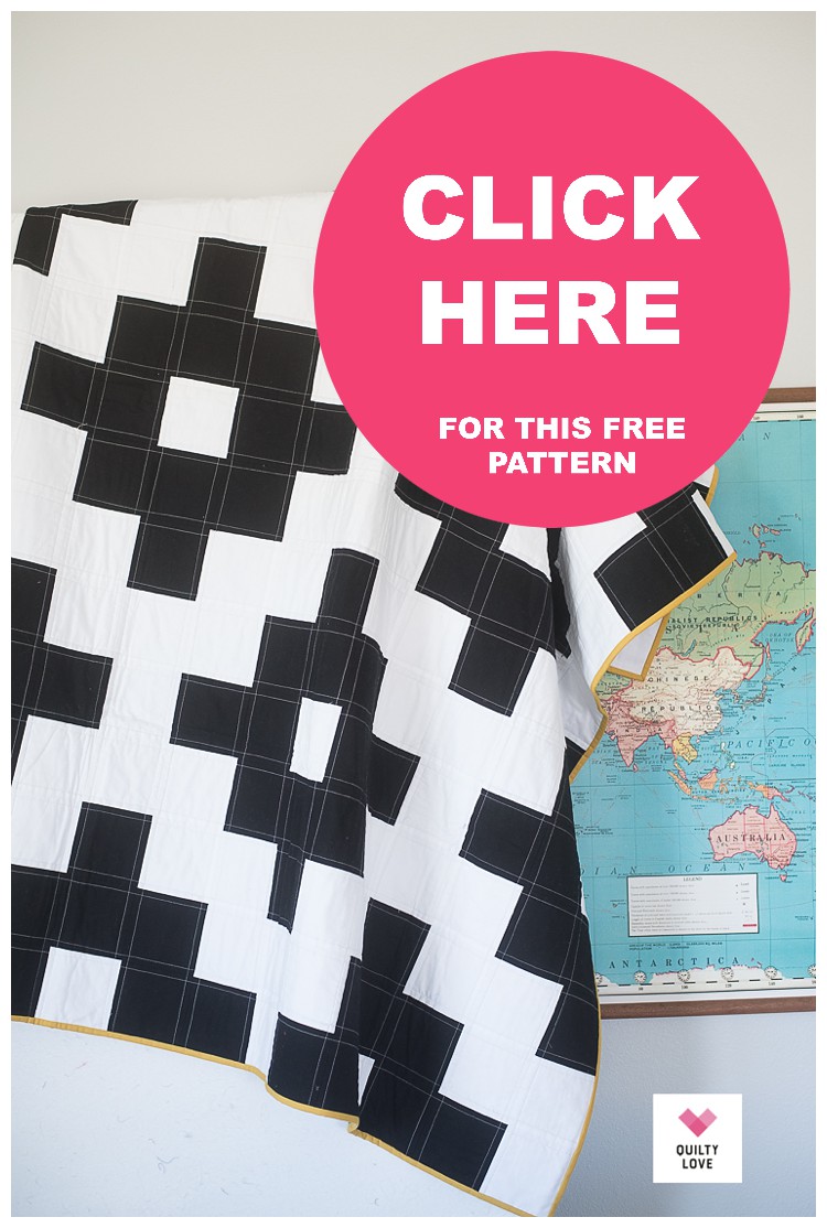 Mod Charms - Free quilt pattern - Quilty Love