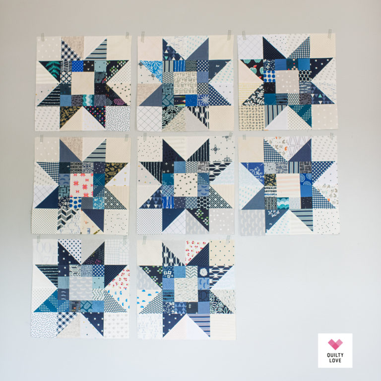 Quilty Stars Quilt - the happy scrappy one - Quilty Love
