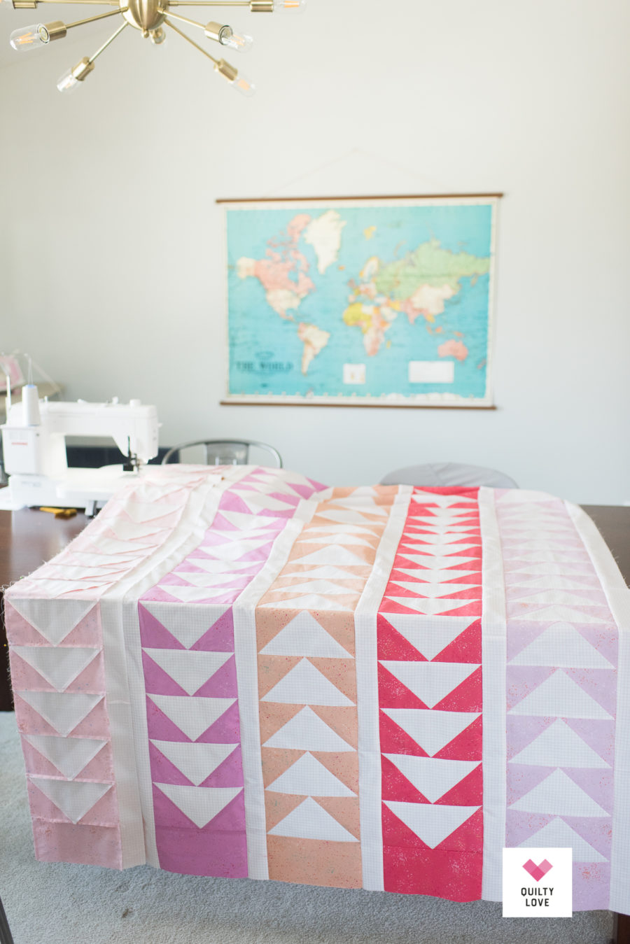 Flying quilt - The Ruby Star Society Speckled one - Quilty Love