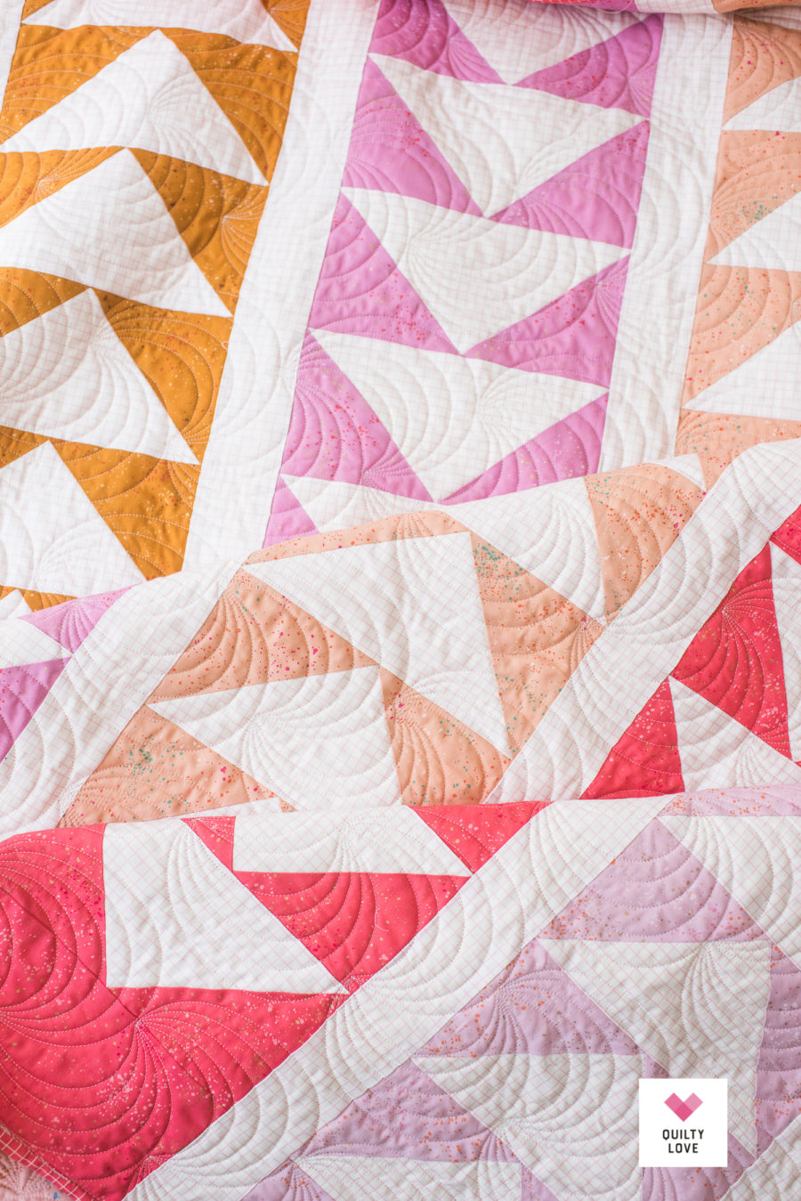 Flying quilt - The Ruby Star Society Speckled one - Quilty Love