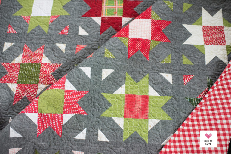 The Christmas Compass Star quilt - Quilty Love