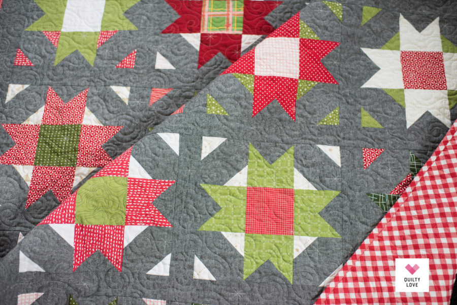 The Christmas Compass Star quilt - Quilty Love