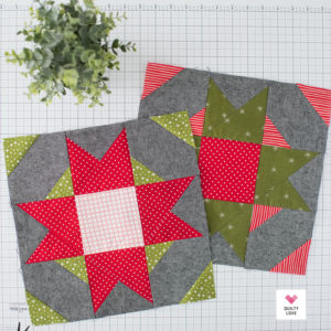 The Christmas Compass Star quilt - Quilty Love